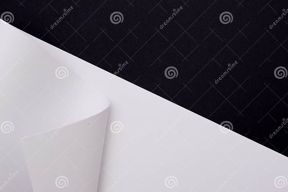 Abstract White and Black Divided 3d Background Stock Photo - Image of ...