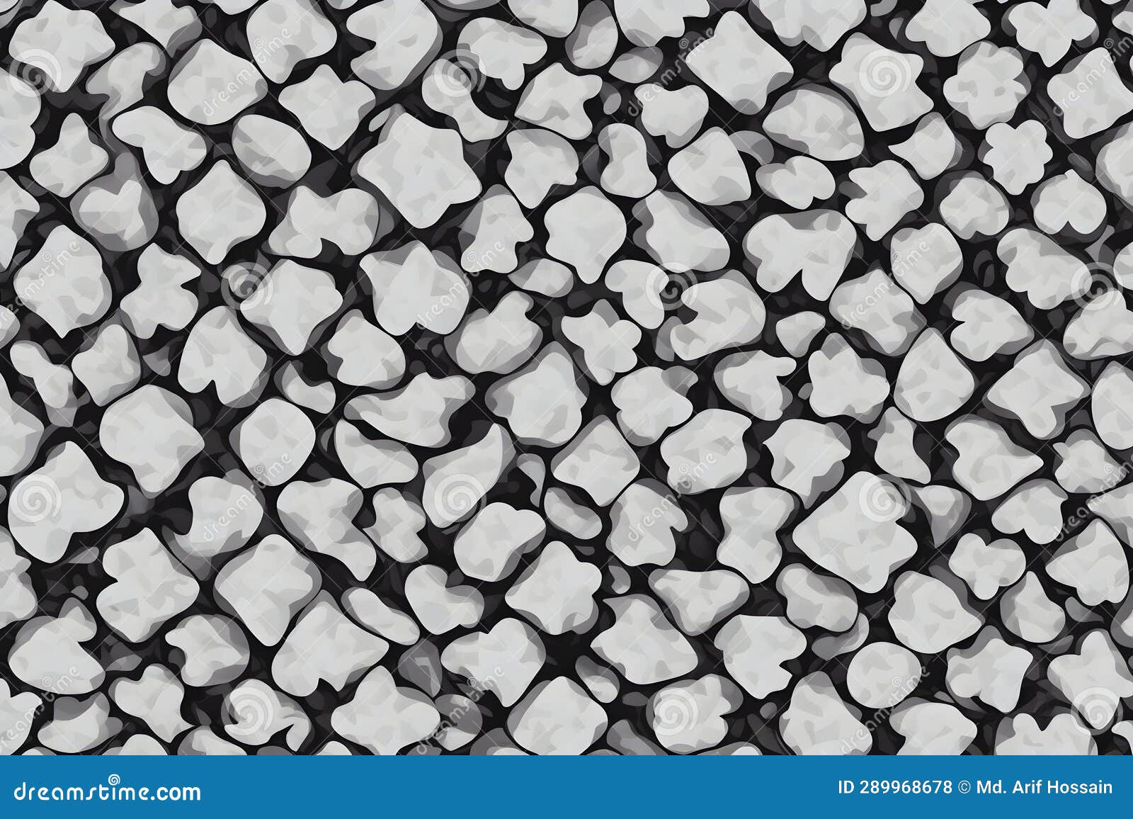 Abstract White and Black Seamless Pattern Generated by Ai Stock ...