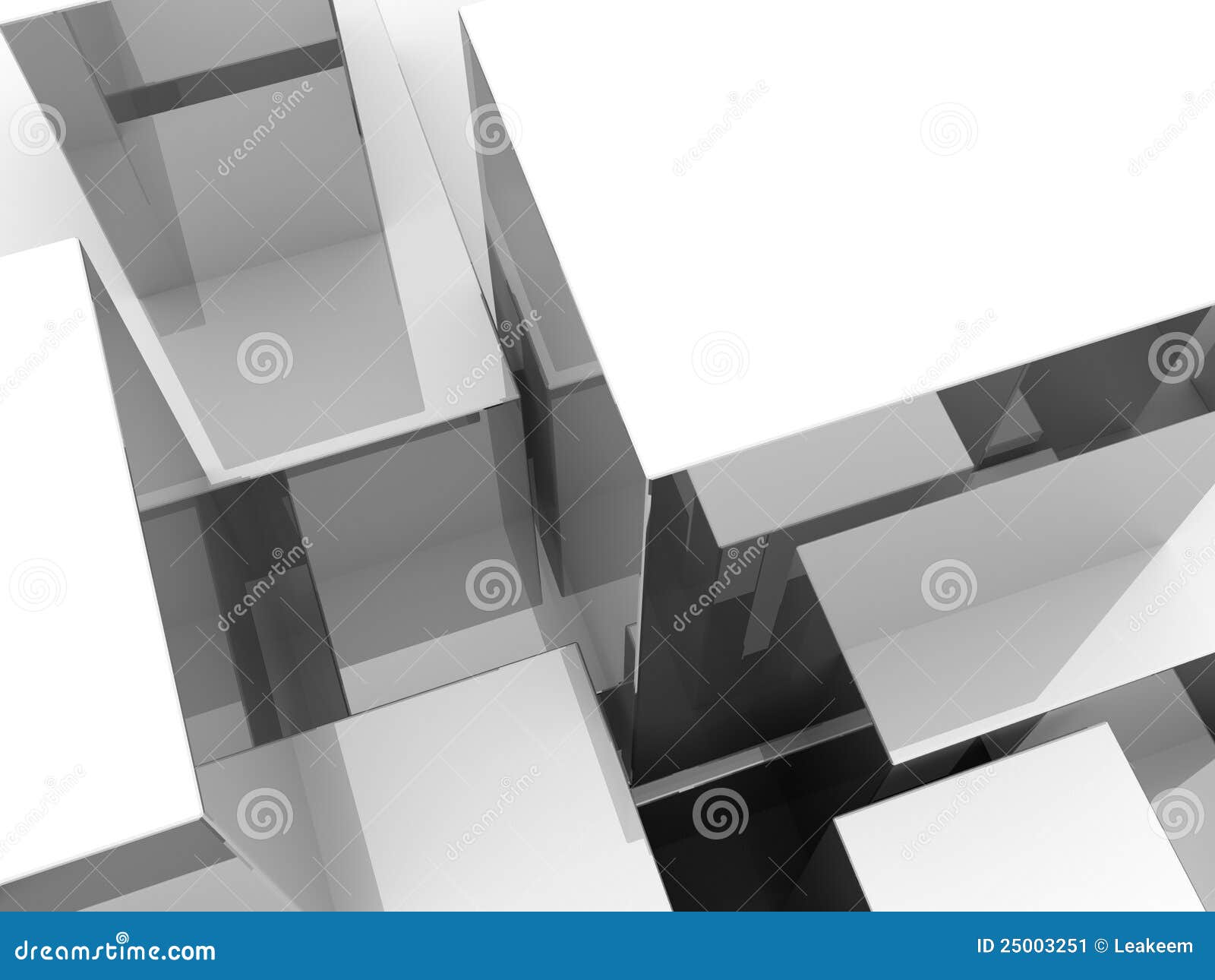 Abstract White Blocks stock illustration. Illustration of pointy - 25003251