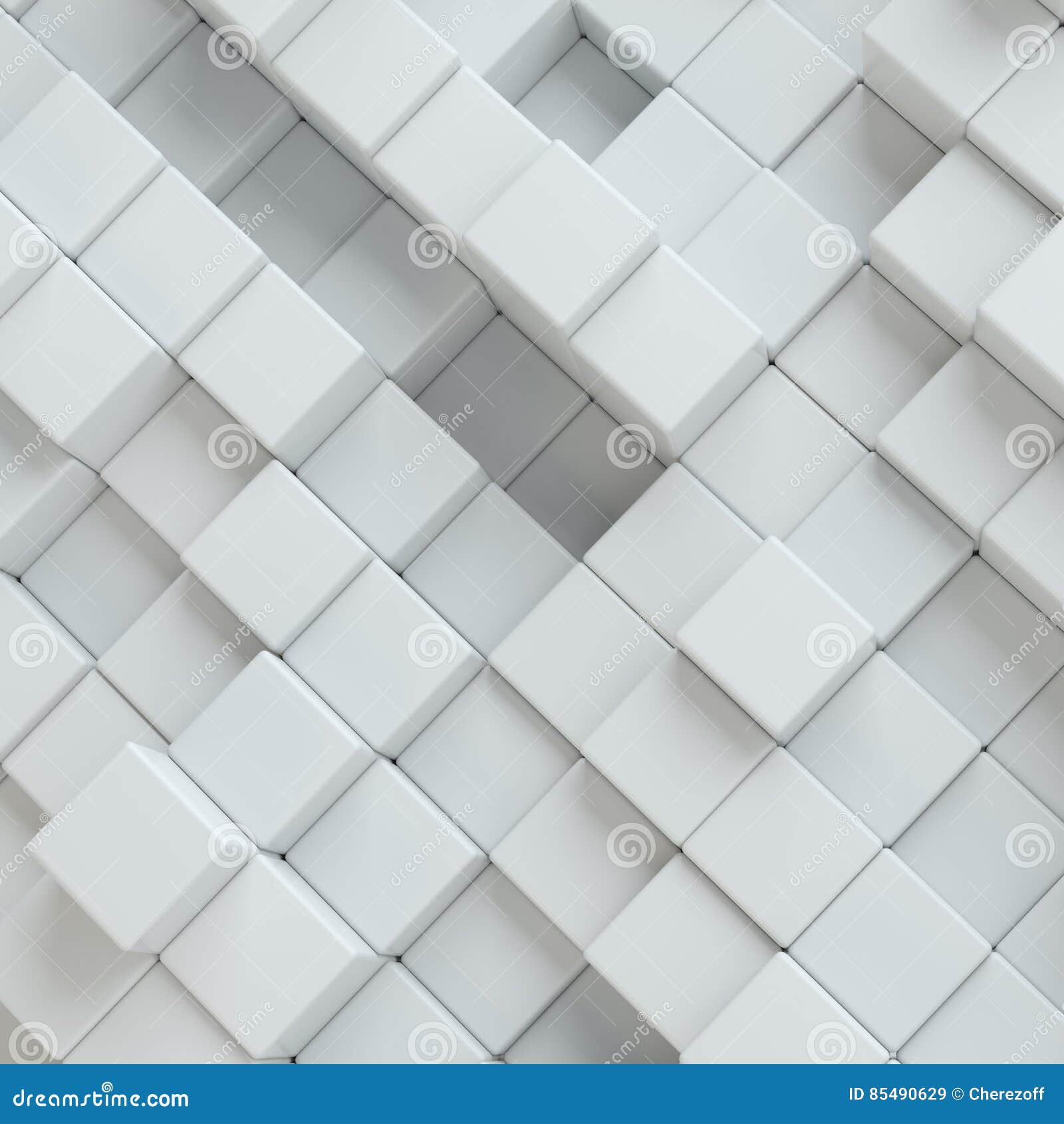 Abstract white blocks stock illustration. Illustration of banner - 85490629