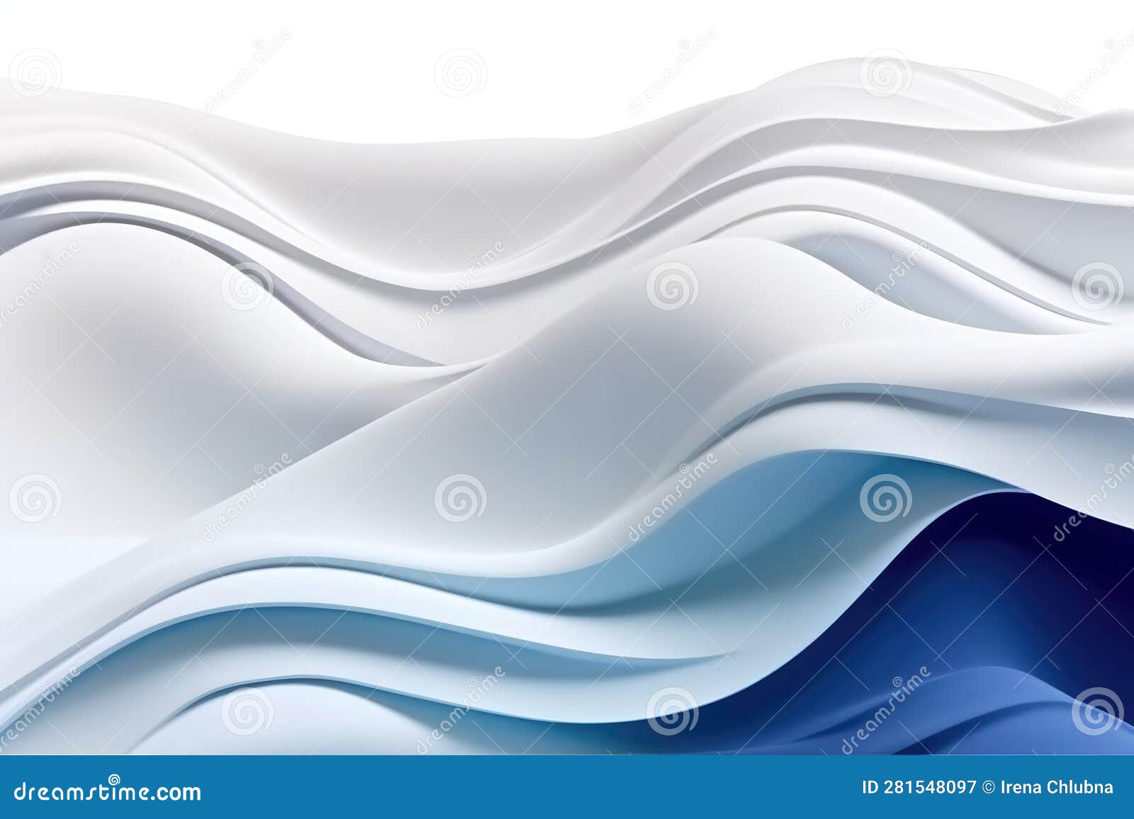 Abstract White and Blue Color Background. Generative AI Stock ...