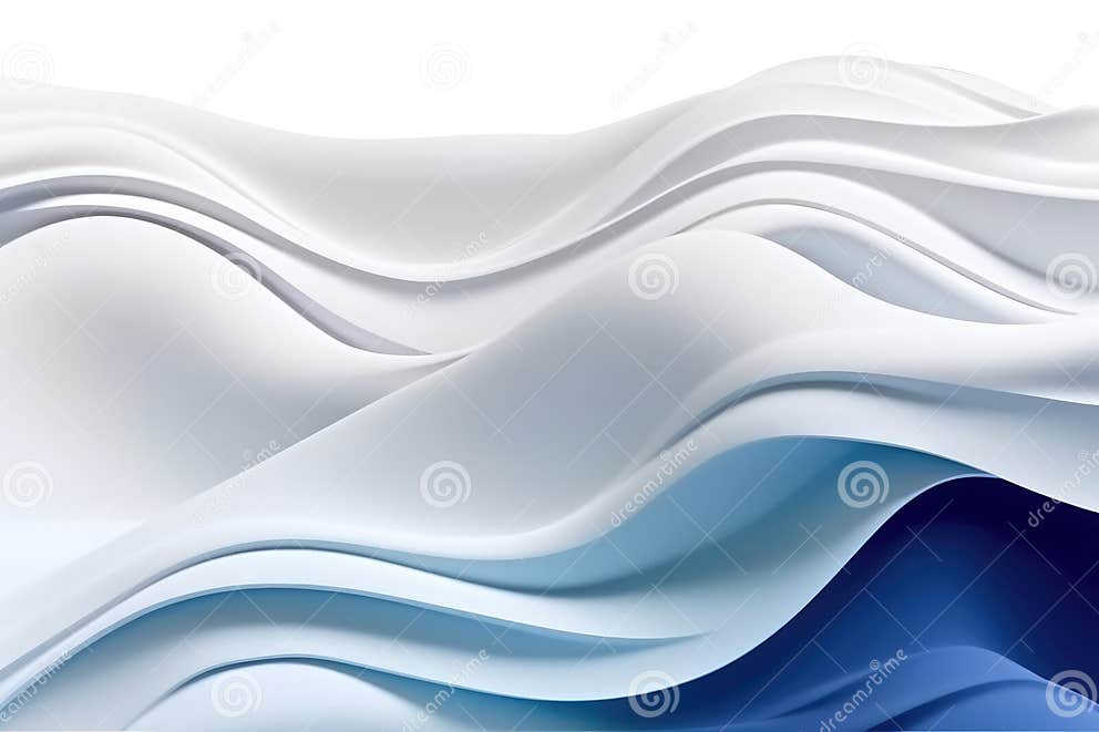 Abstract White and Blue Color Background. Generative AI Stock ...