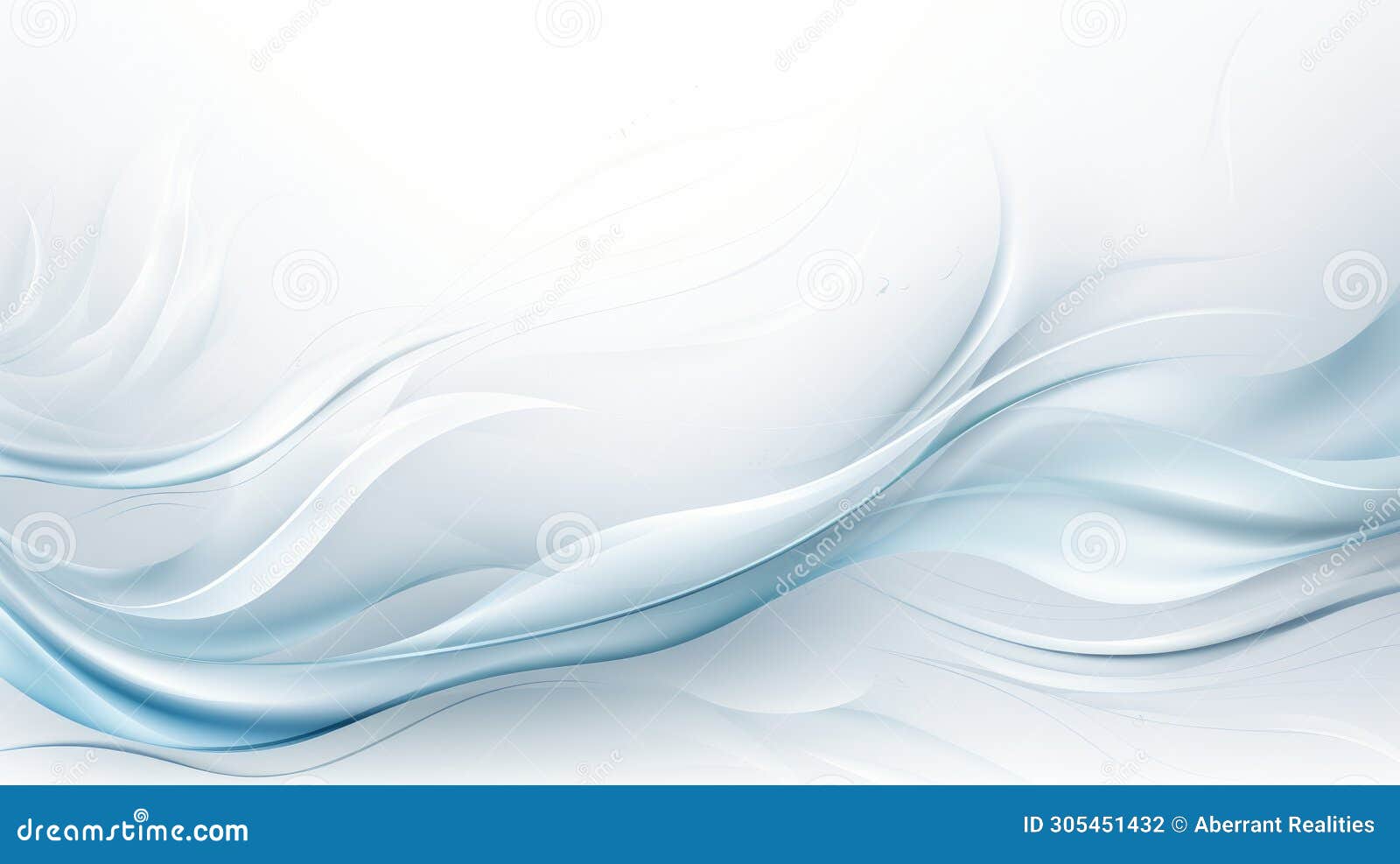 Abstract White and Blue Wave Background Stock Illustration ...