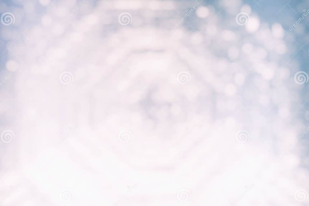 Abstract White Bokeh Polygon Shape Background. Stock Image - Image of ...