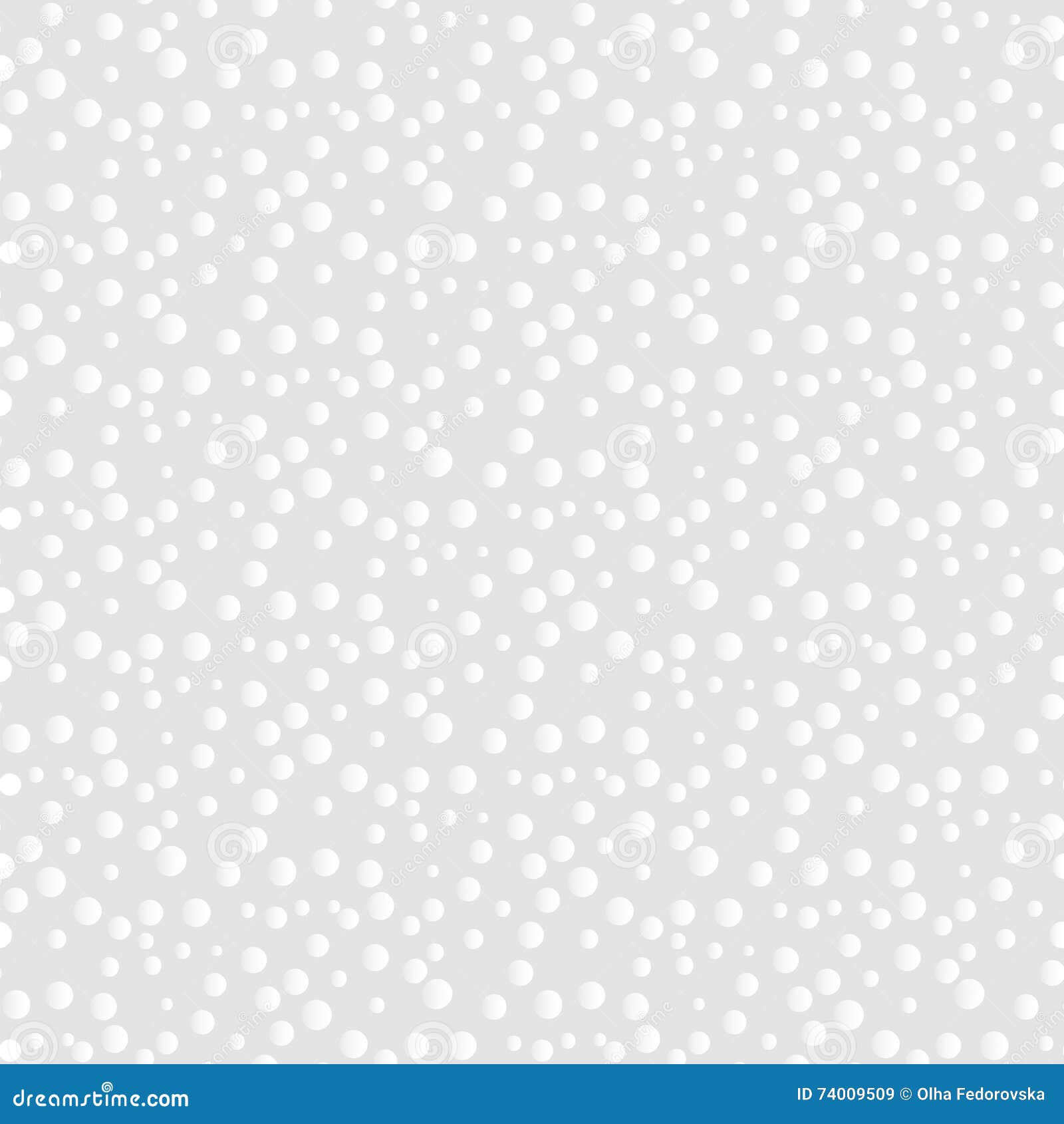 Abstract White Bubbles Seamless Background Pattern Stock Vector ...