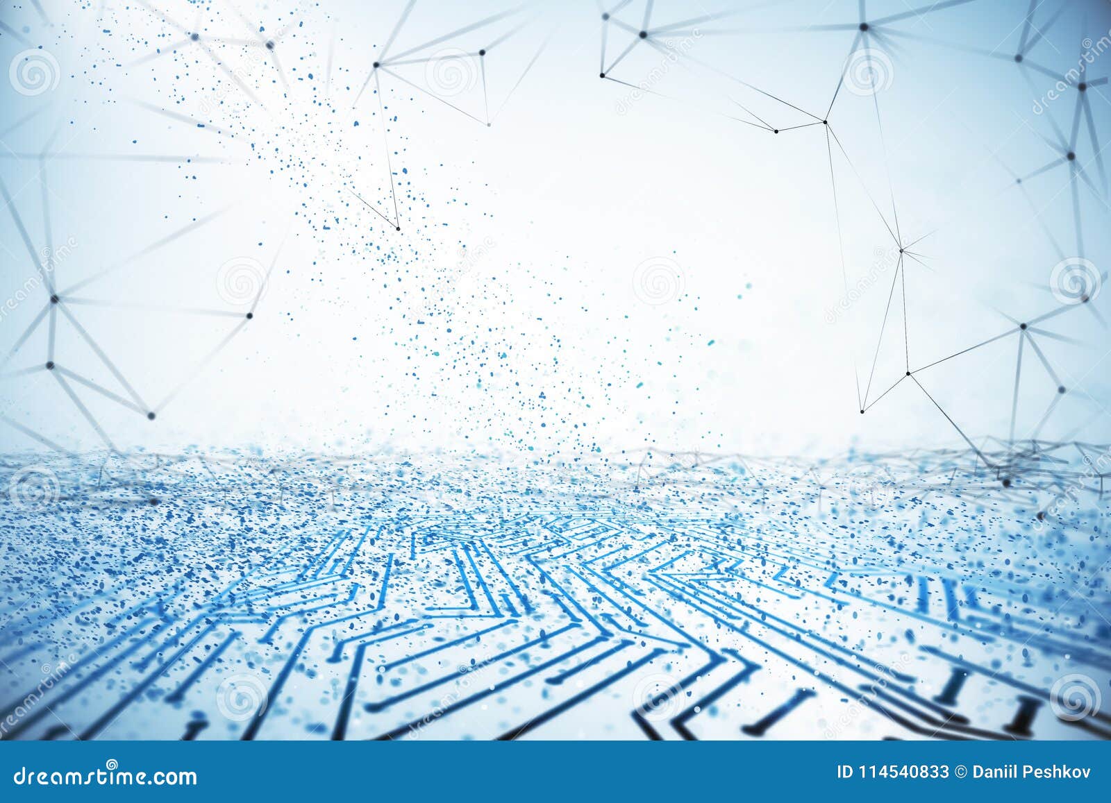 White Circuit Wallpaper Stock Photography | CartoonDealer.com #113558660