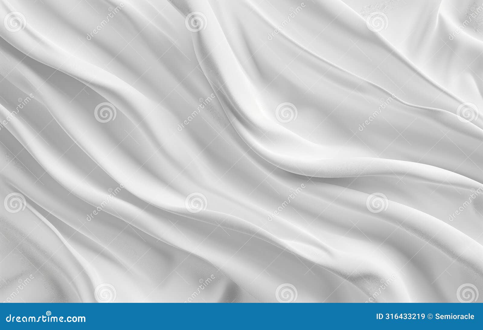 Abstract White Cloth Texture Background, Wave of Fabric for Design with ...