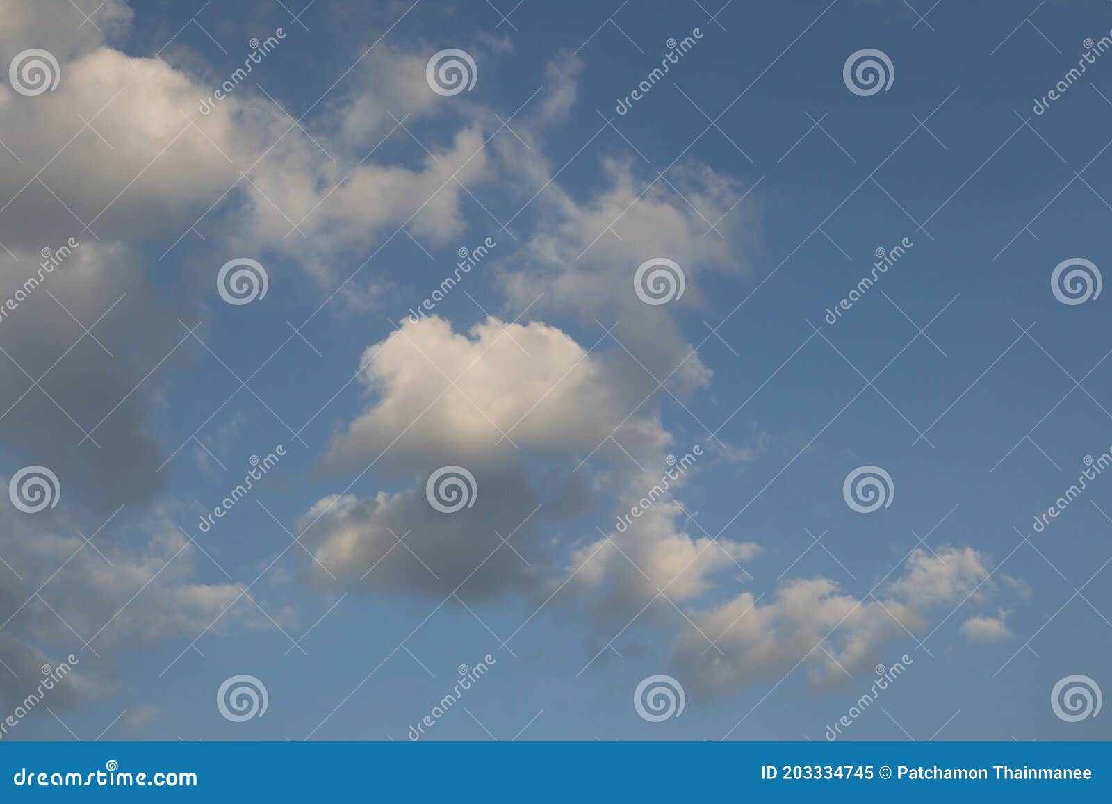 Abstract White Clouds Sky Background Summer Time Beautiful Image for ...