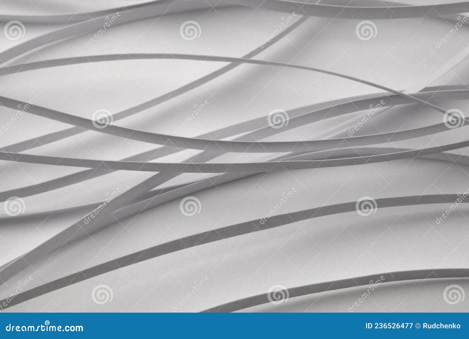 Abstract White Color Strip Wave Paper Background Stock Image - Image of ...