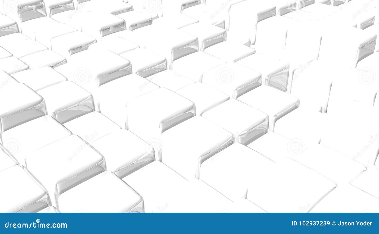 Abstract White Cube Background Stock Illustration - Illustration of ...