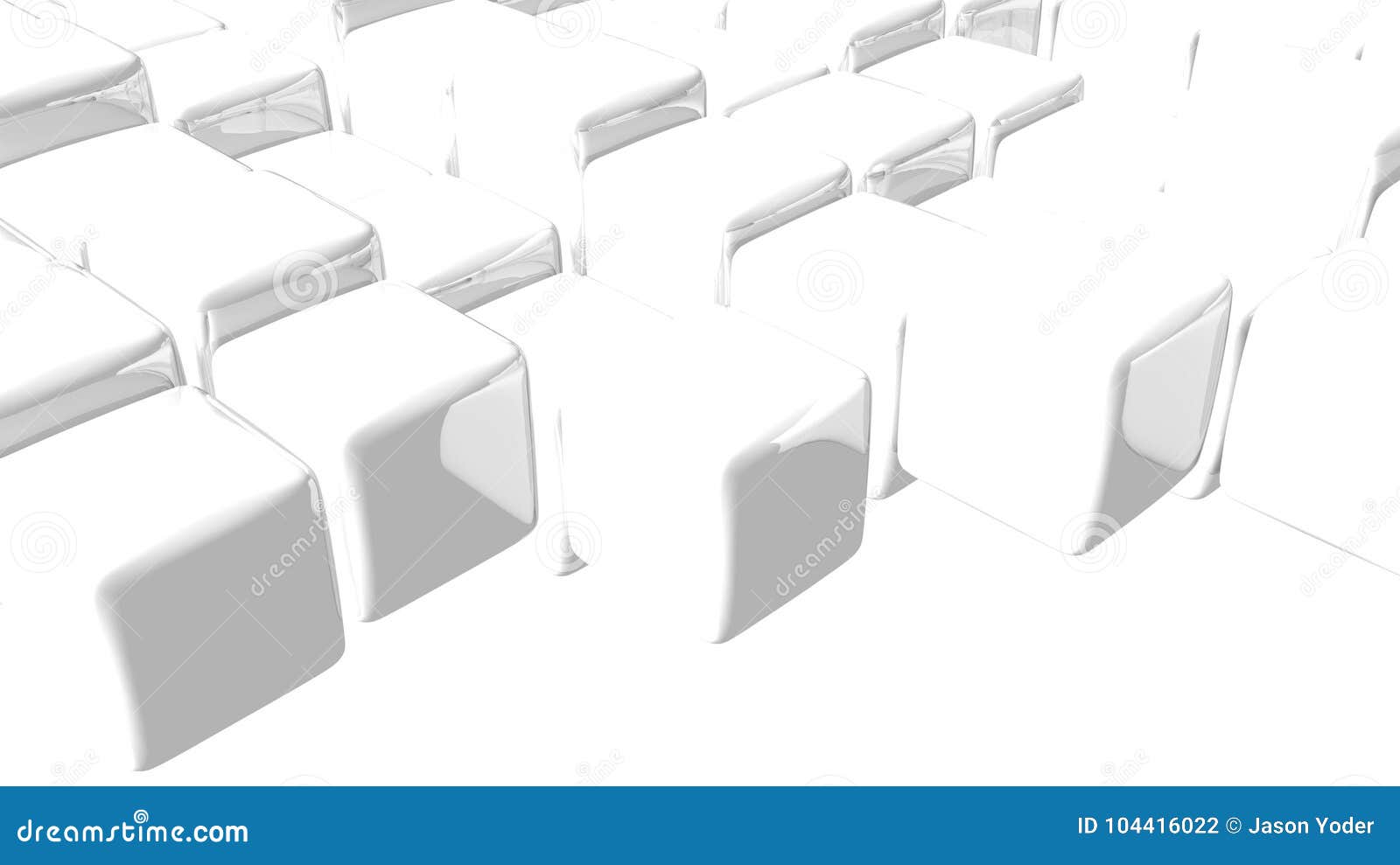 Abstract White Cube Background Stock Illustration - Illustration of ...