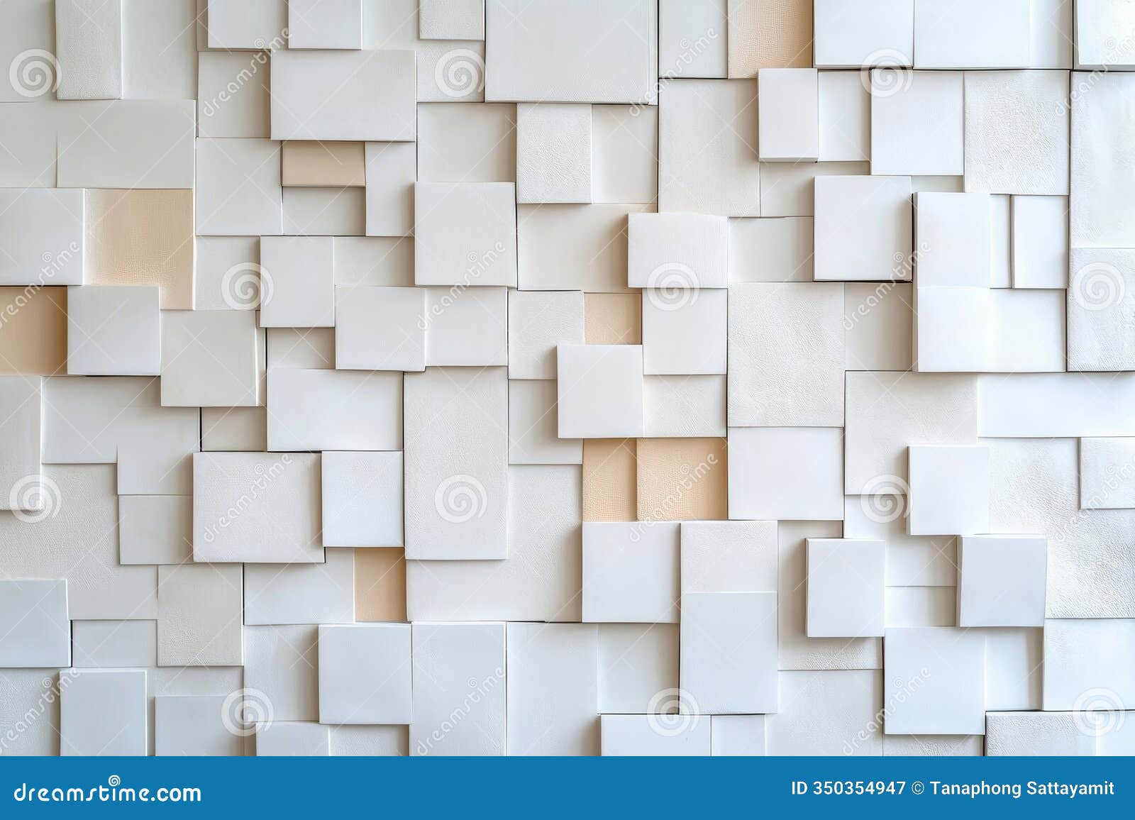 Abstract White Cube Wall Texture Modern Geometric Minimalist Clean and ...