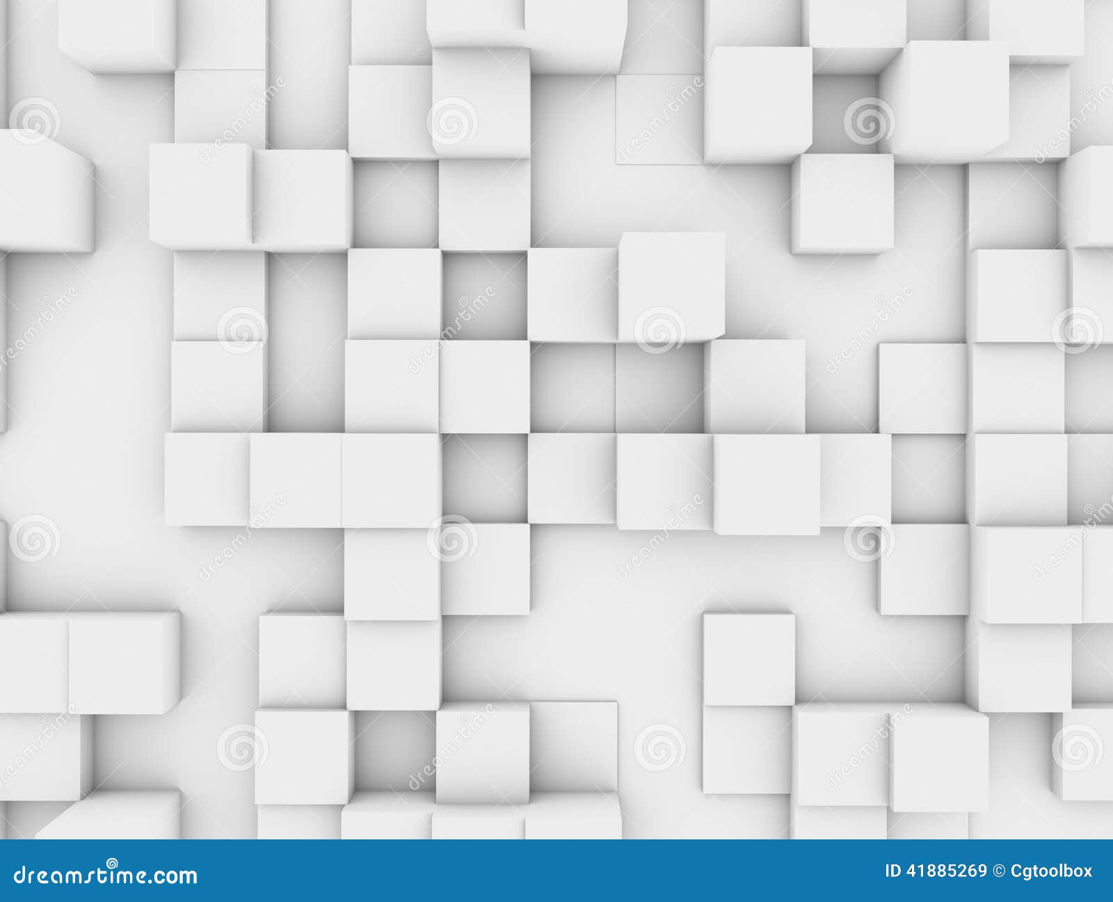 Abstract White cubic wall stock illustration. Illustration of ...