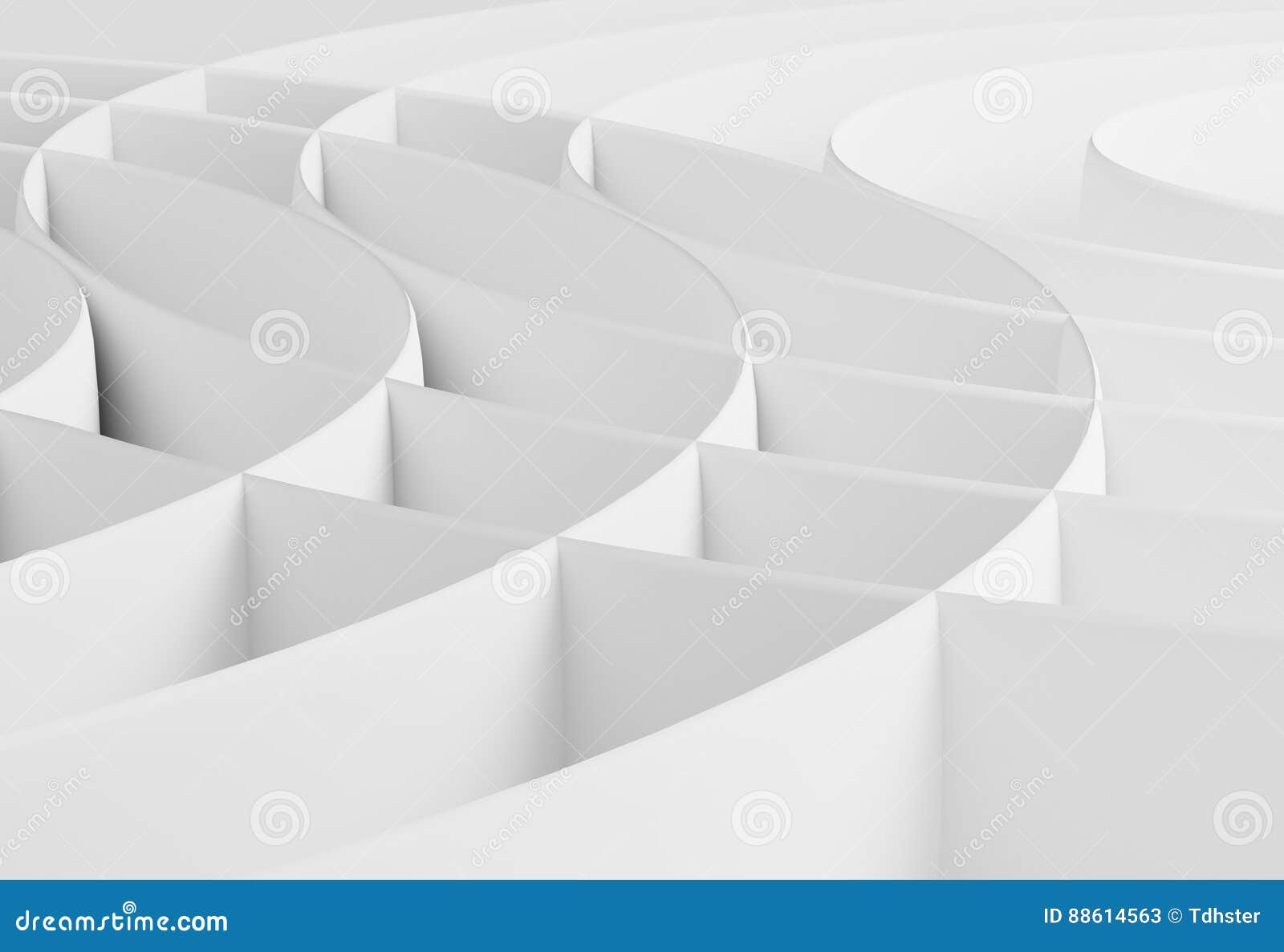 Abstract White Curved Border Lines Background with Wavy Intersecting ...