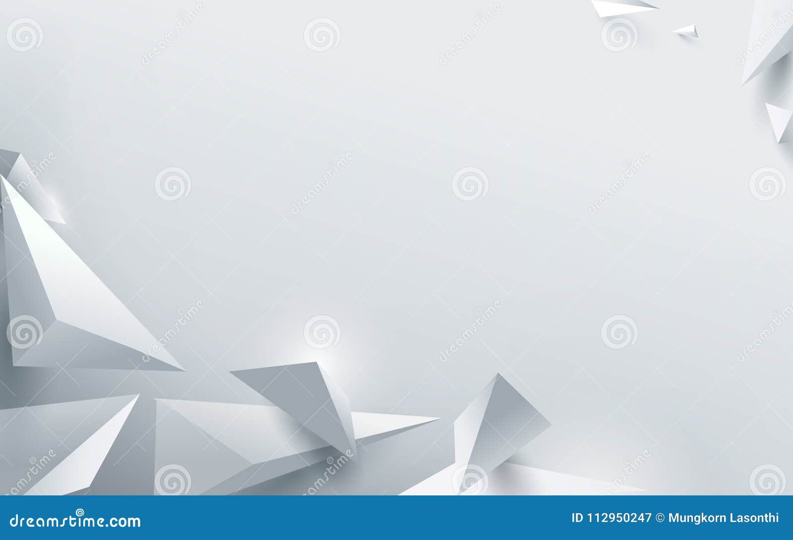 Abstract White 3d Polygonal Background. Vector Illustration Stock ...