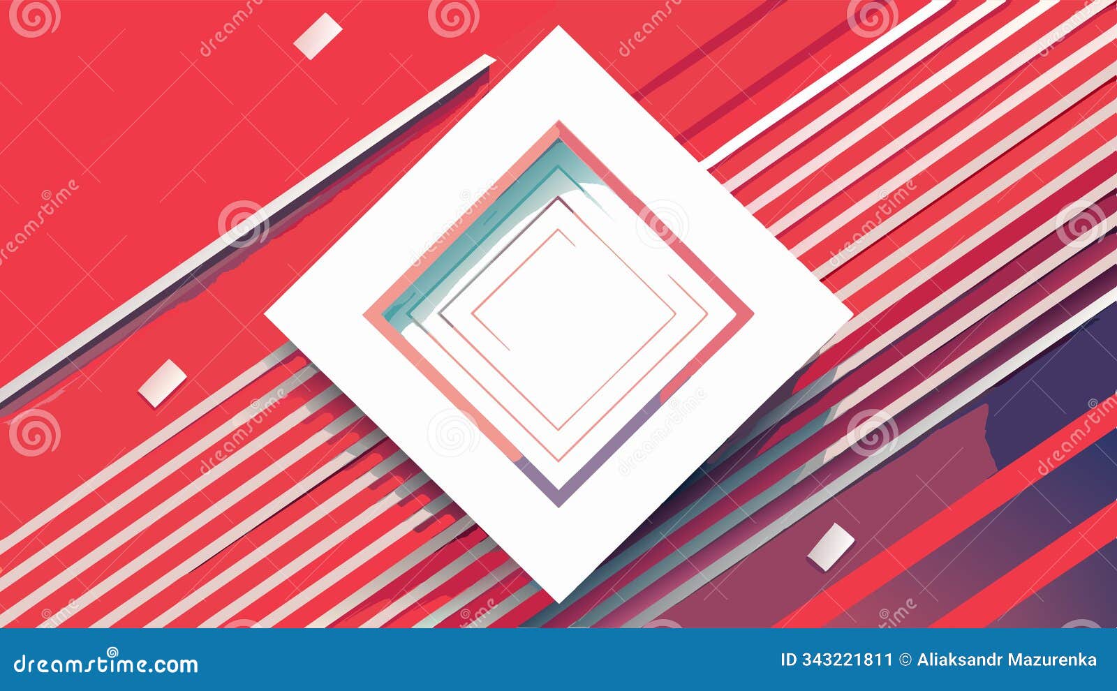 Abstract White Diagonal Square Shape with a Modern Minimal Design ...
