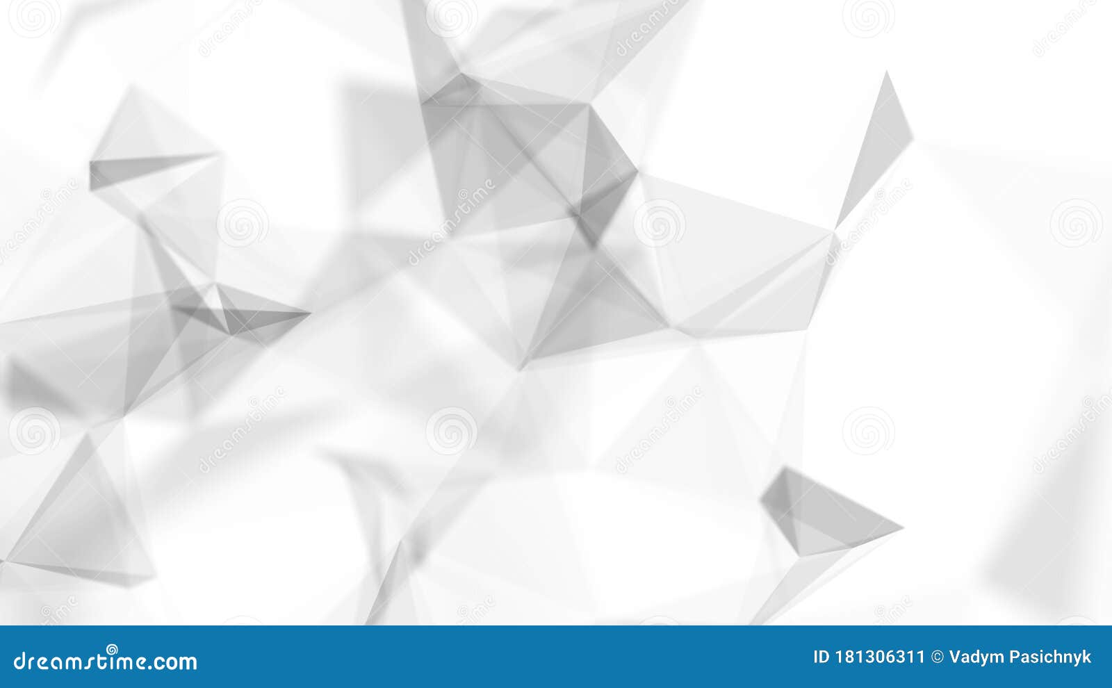 Abstract White Digital Background. Big Data Visualization. Science ...