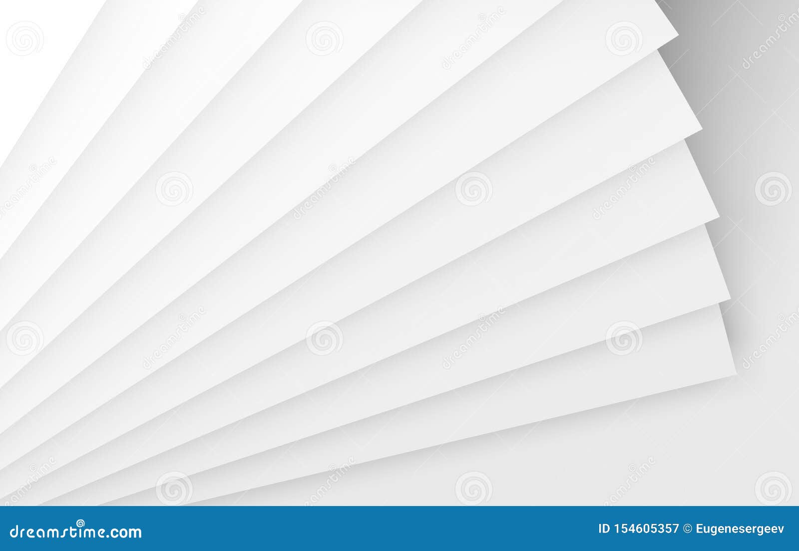 Abstract White Digital Background, 3d Layers Stock Illustration ...