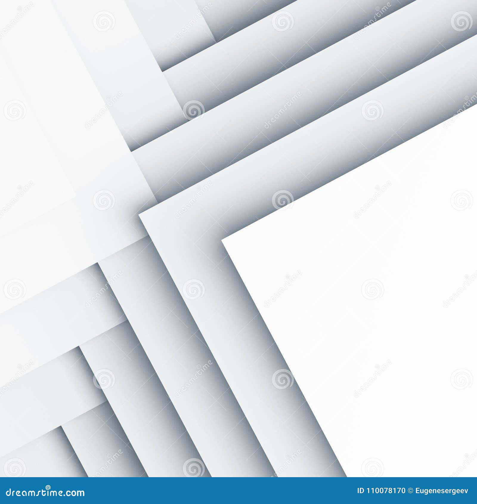 3d Pattern of Square Paper Sheets Stock Illustration - Illustration of ...