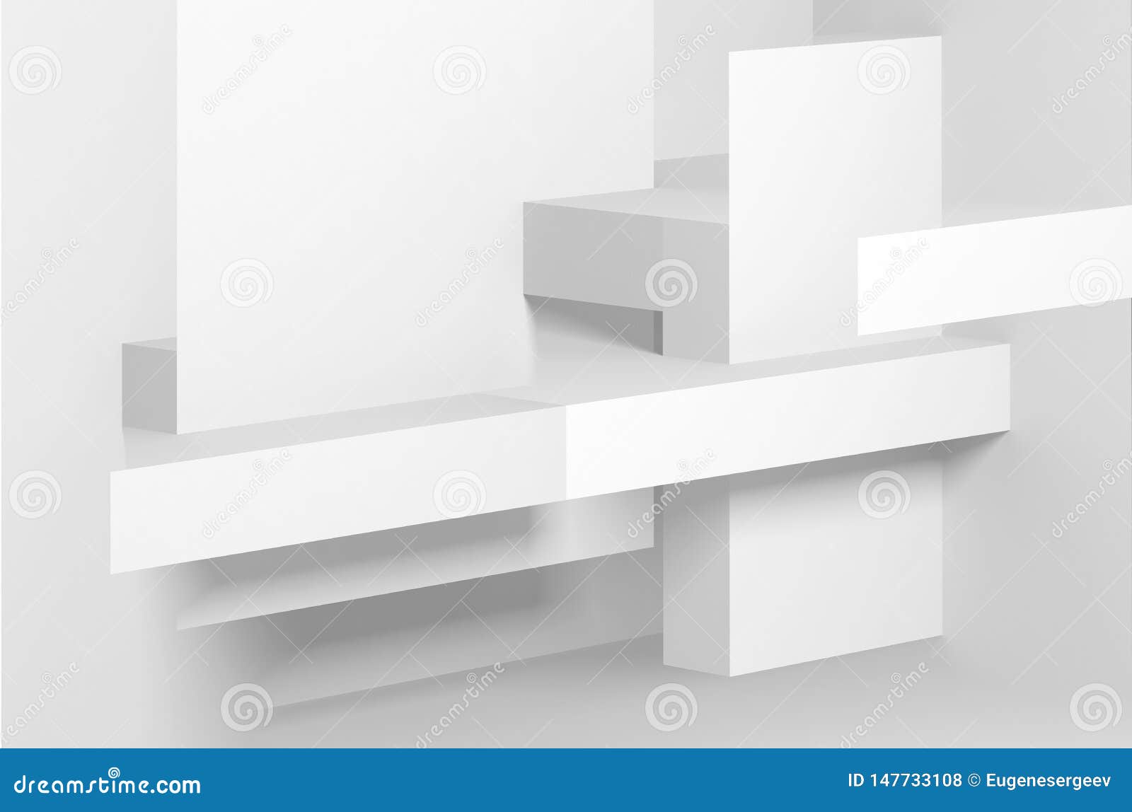 Abstract White Digital Background Stock Illustration - Illustration of ...