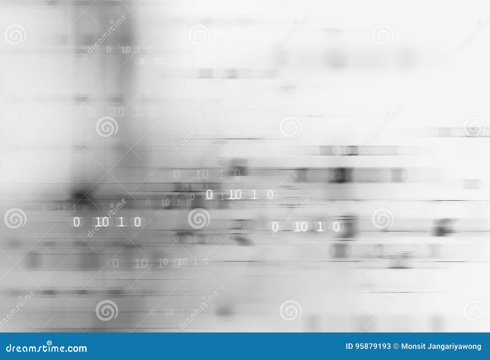 Abstract White Digital Technology Background Stock Illustration ...
