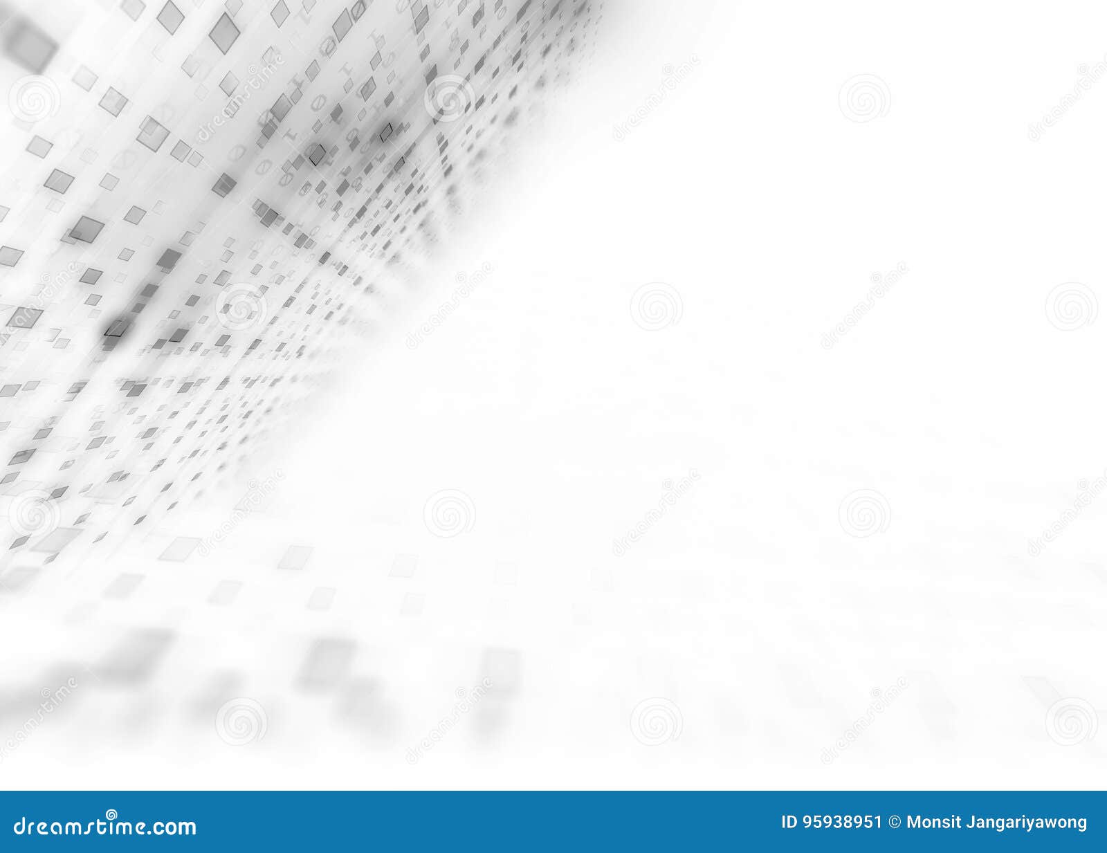 Abstract White Digital Technology Background Stock Illustration ...