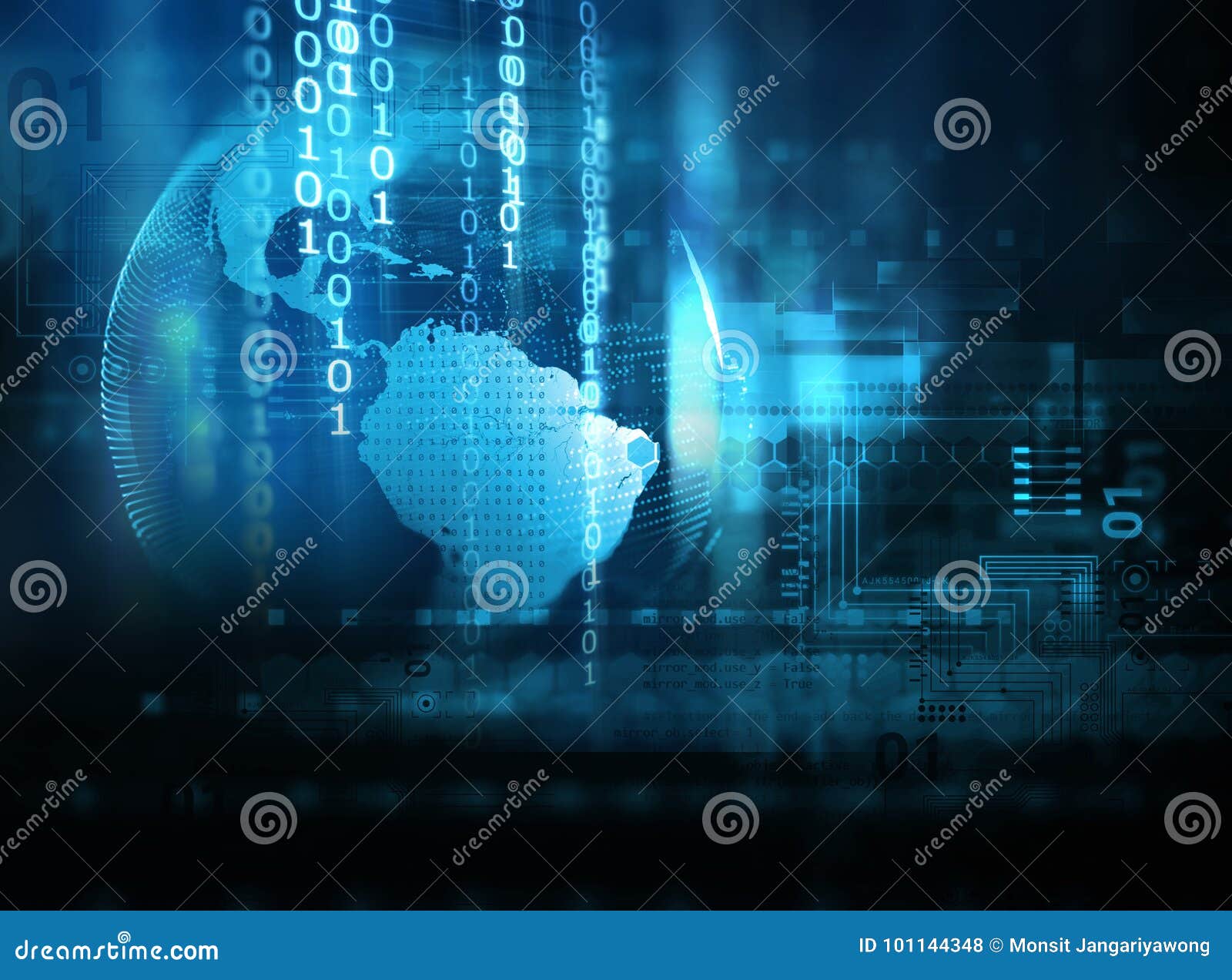 Abstract White Digital Technology Background Stock Illustration ...