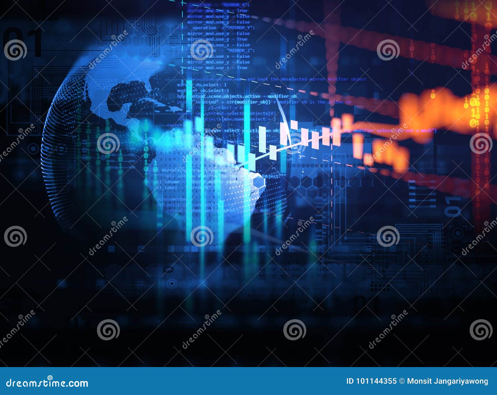 Abstract White Digital Technology Background Stock Illustration ...