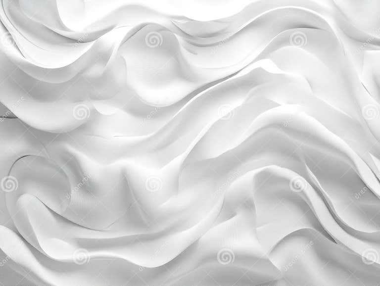 Abstract White Draped Fabric Texture Background Stock Illustration ...