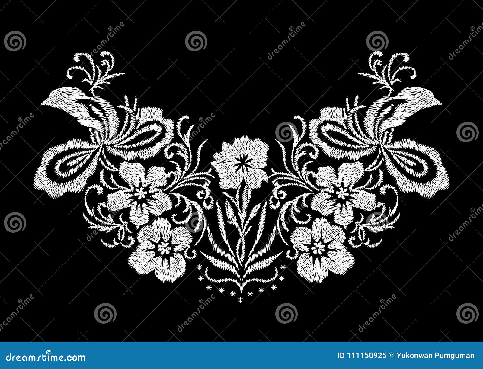 White Embroidery Design. Weaving Texture. Ethnic Royalty-Free Stock ...