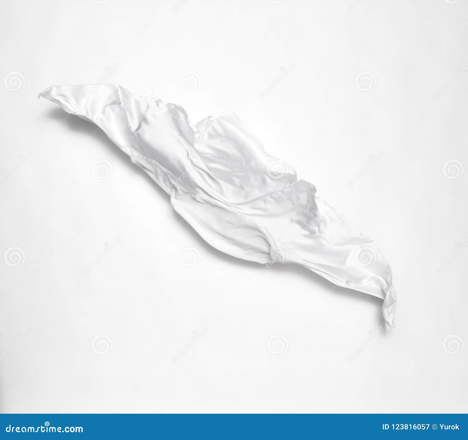 Abstract White Fabric Over White Background Stock Image - Image of ...