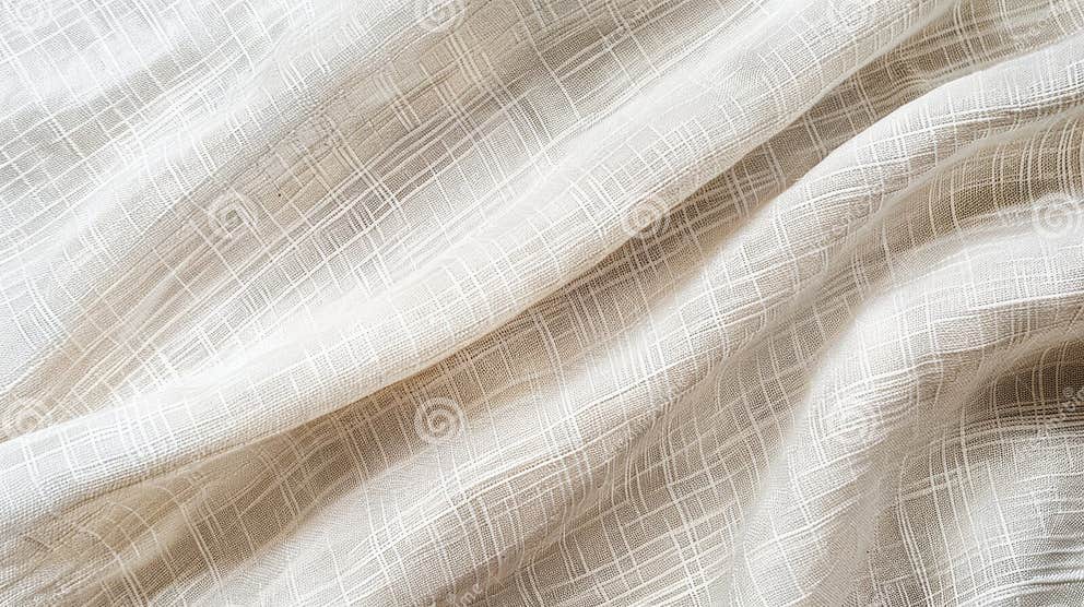 Abstract White Fabric Texture with Subtle Grid Pattern, Generative AI ...