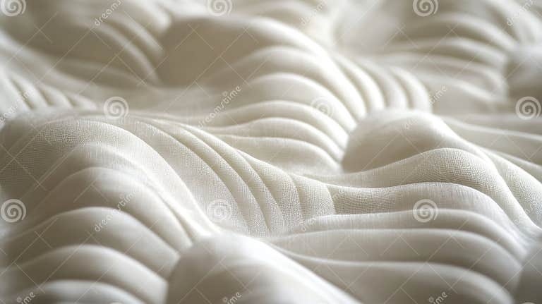 Abstract White Fabric with Wave Pattern Stock Illustration ...