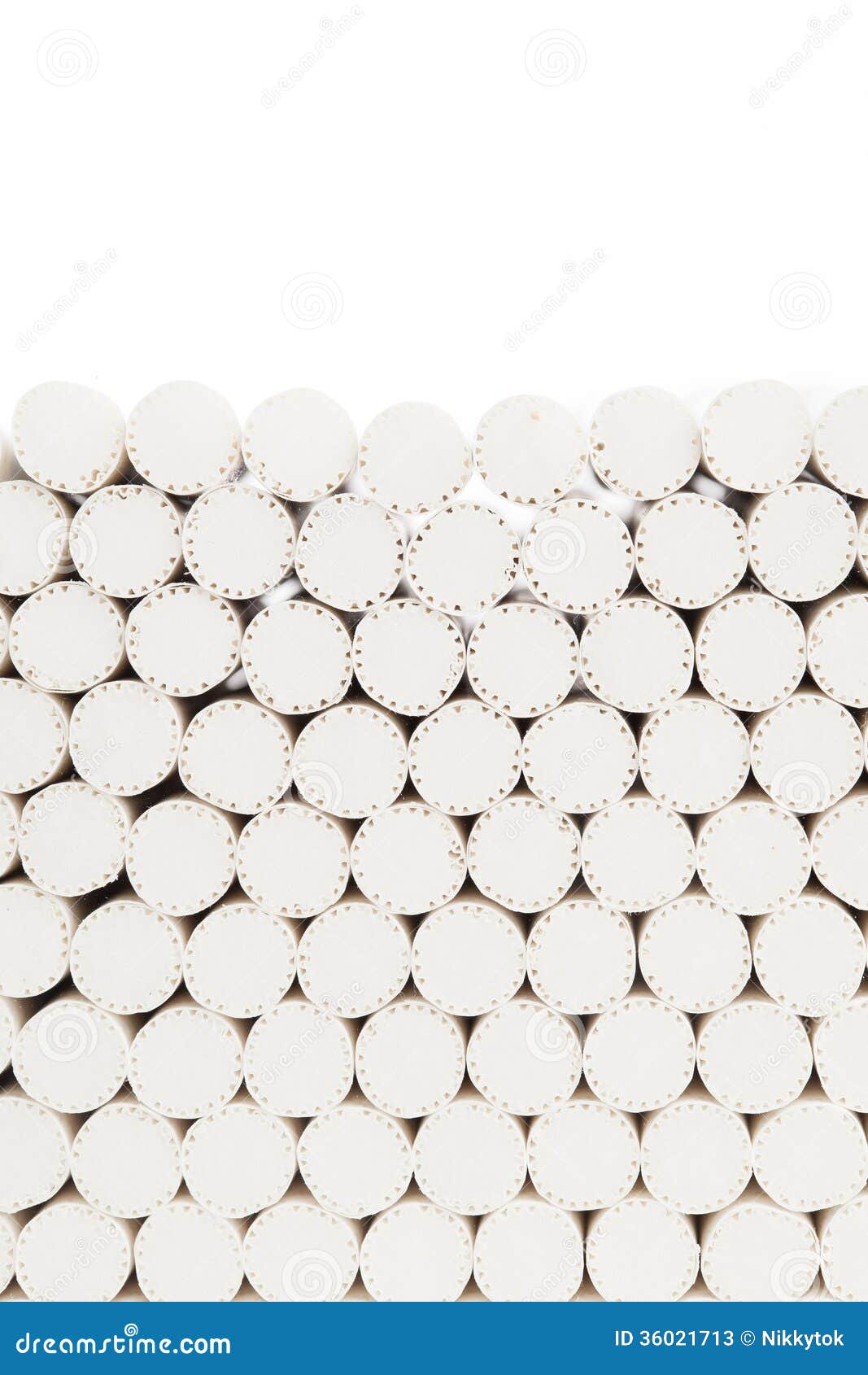 Abstract White Filters of Cigarettes Stock Image - Image of manufacture ...