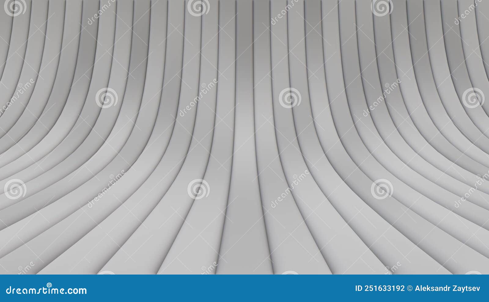 Abstract White Flowing Lines 3d Render Background Stock Illustration ...