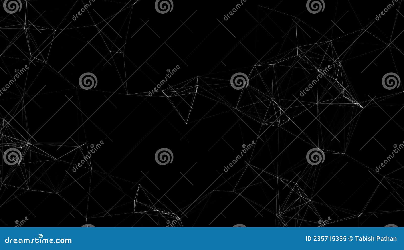 Abstract White Forms Move. Geometric Polygon Motion Graphics Background ...