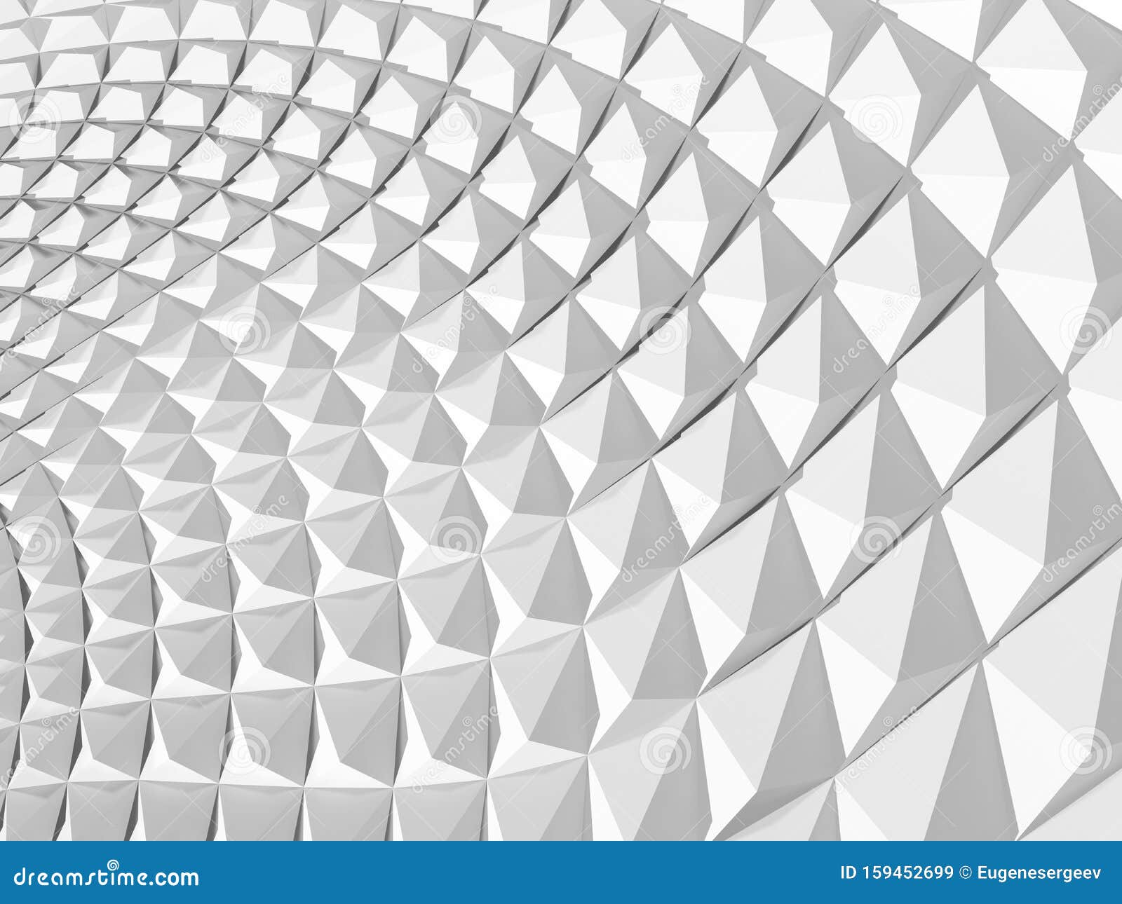 Abstract White Geometric Background 3 D Stock Illustration ...