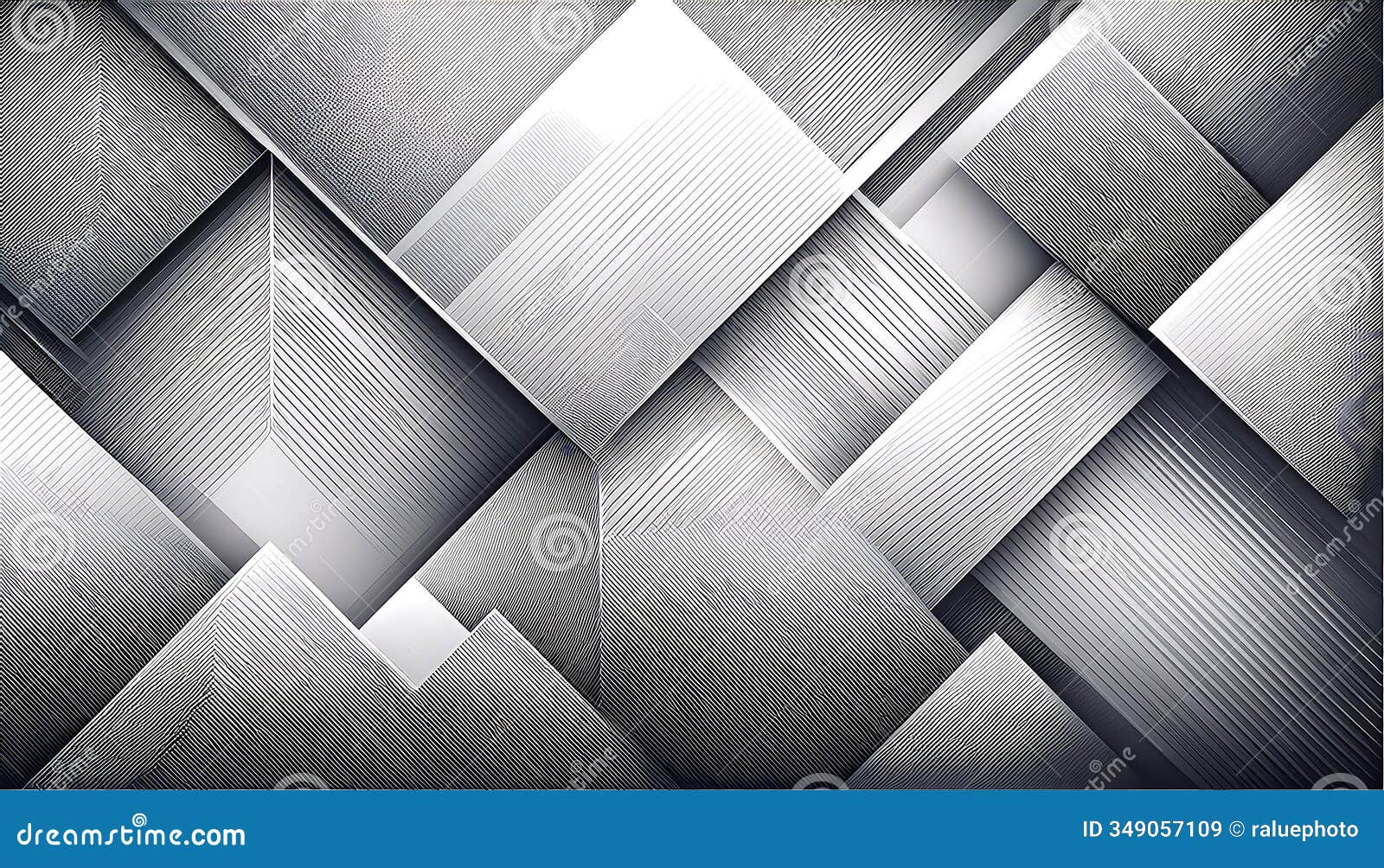 Abstract White Geometric Background with Diagonal, Overlapping Shapes ...