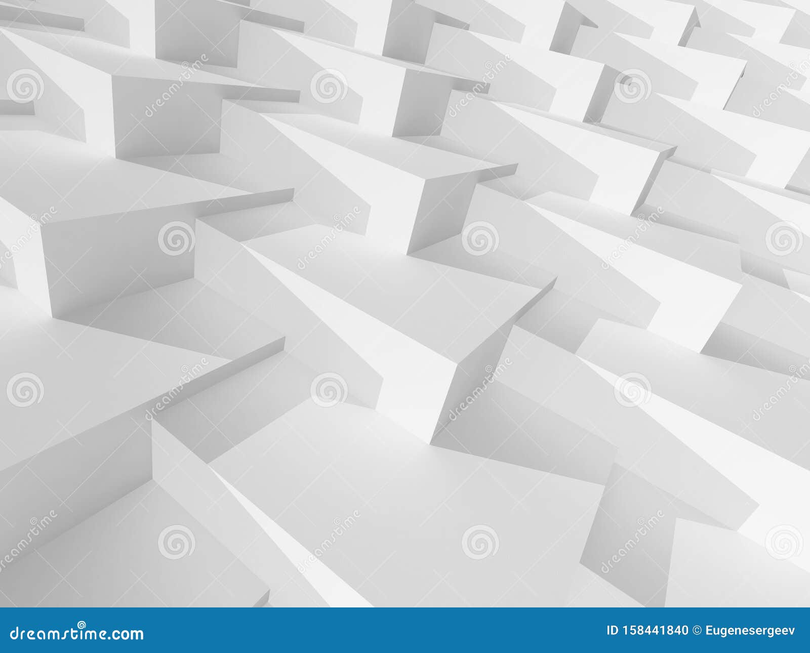 Abstract Parametric Structure. 3 D Stock Illustration - Illustration of ...