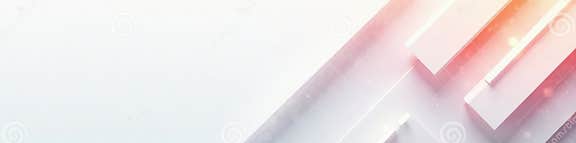 Abstract White Geometric Banner, Sharp Angles, Clean Lines, White ...