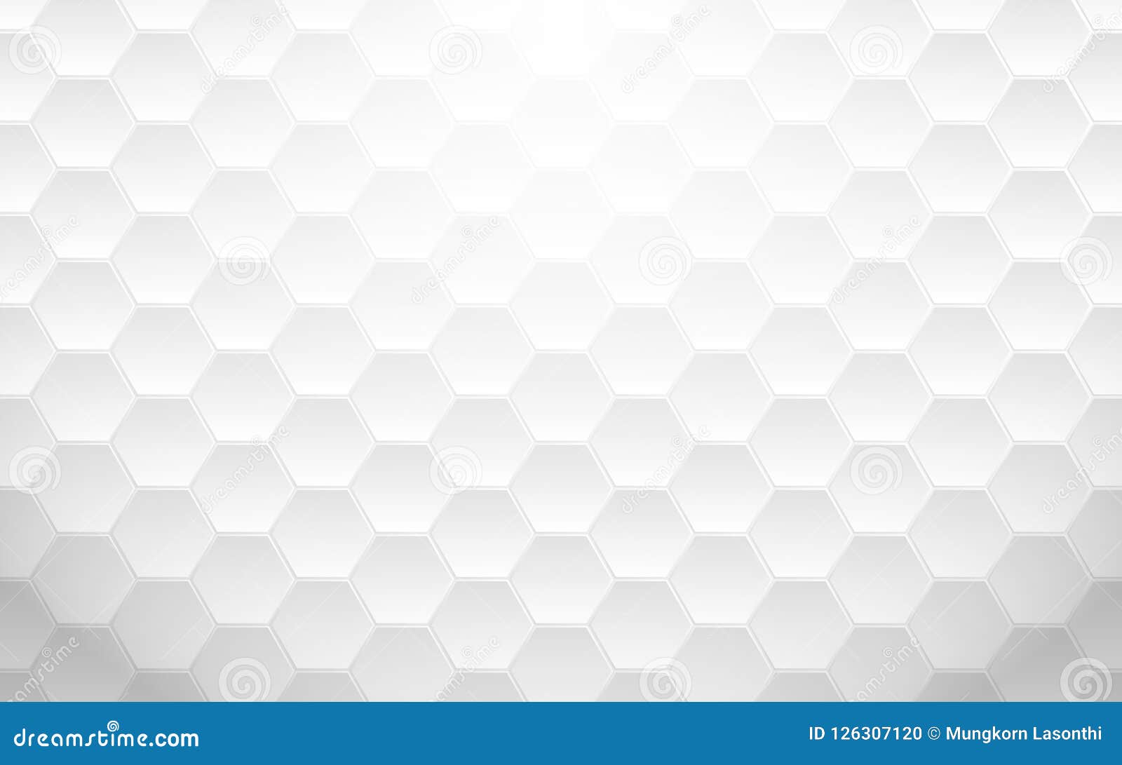 Abstract White Geometric Hexagon Background Stock Vector - Illustration ...