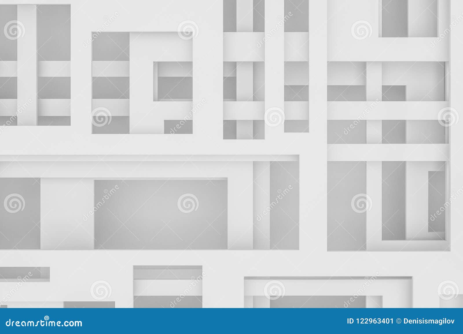Abstract White Geometric Pattern Background Stock Illustration ...