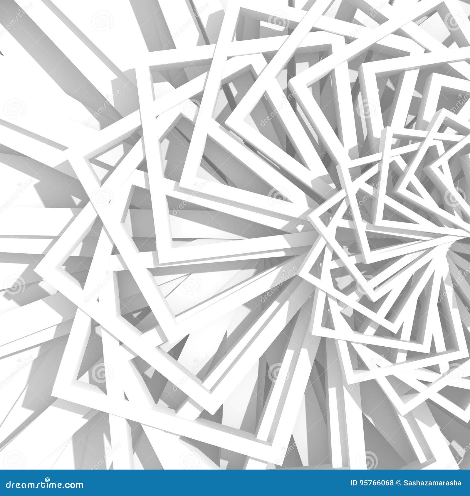 Abstract White Geometric Pattern Background Stock Illustration ...