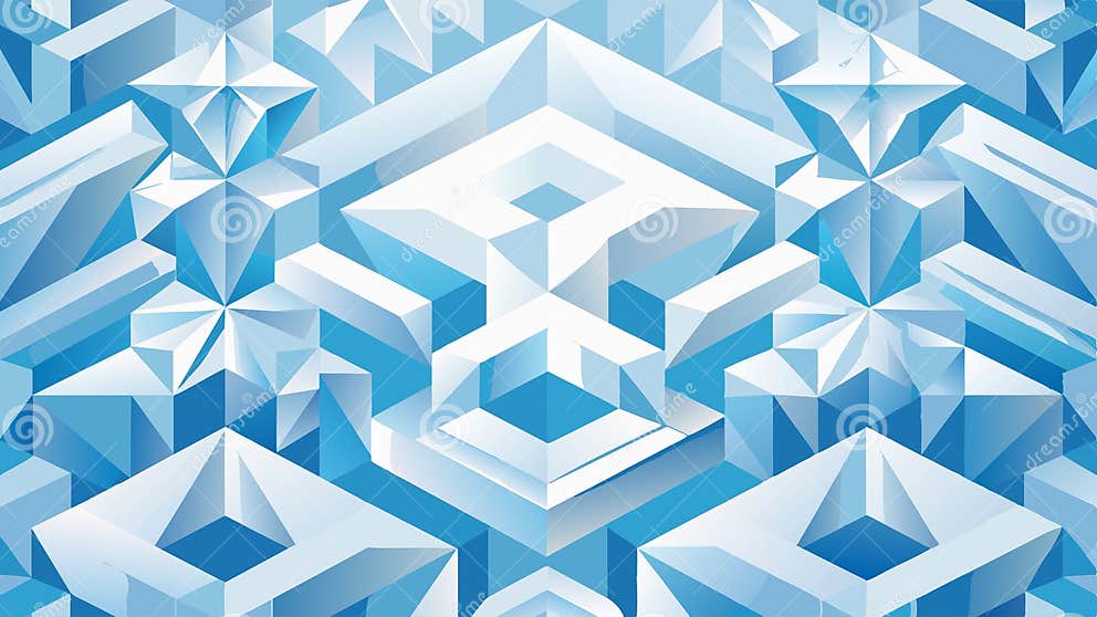 Abstract White Geometric Repeating Background. Illustration Vector ...