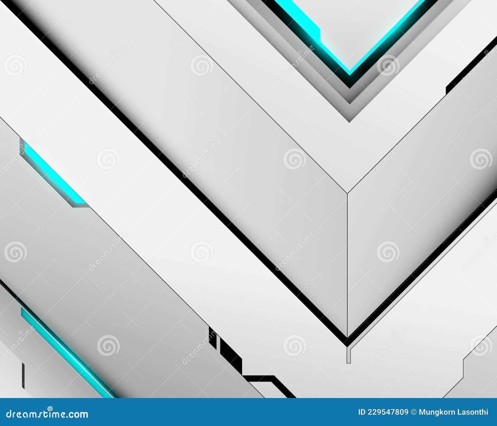 Abstract White Geometric Technology Digital Hi Tech Concept Background ...