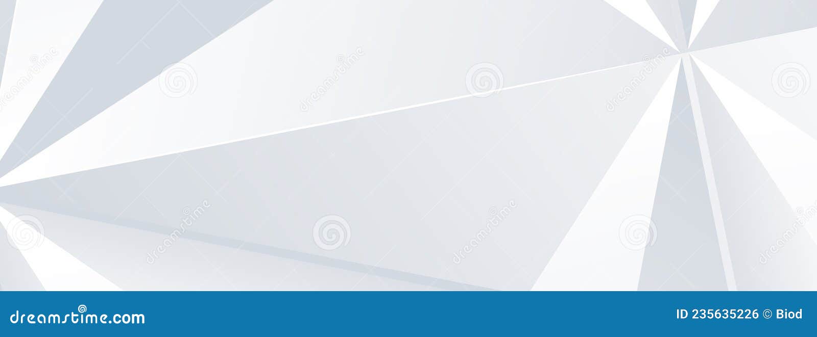 Abstract White Geometric Vector Background with Triangle 3D Shapes for ...