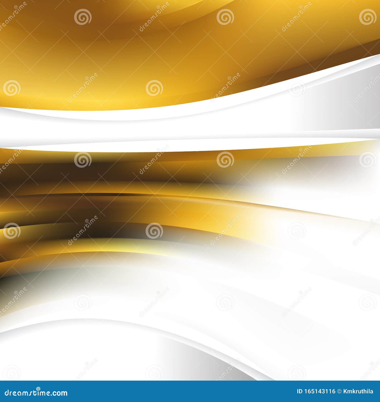 Abstract White and Gold Background Design Template Stock Vector ...