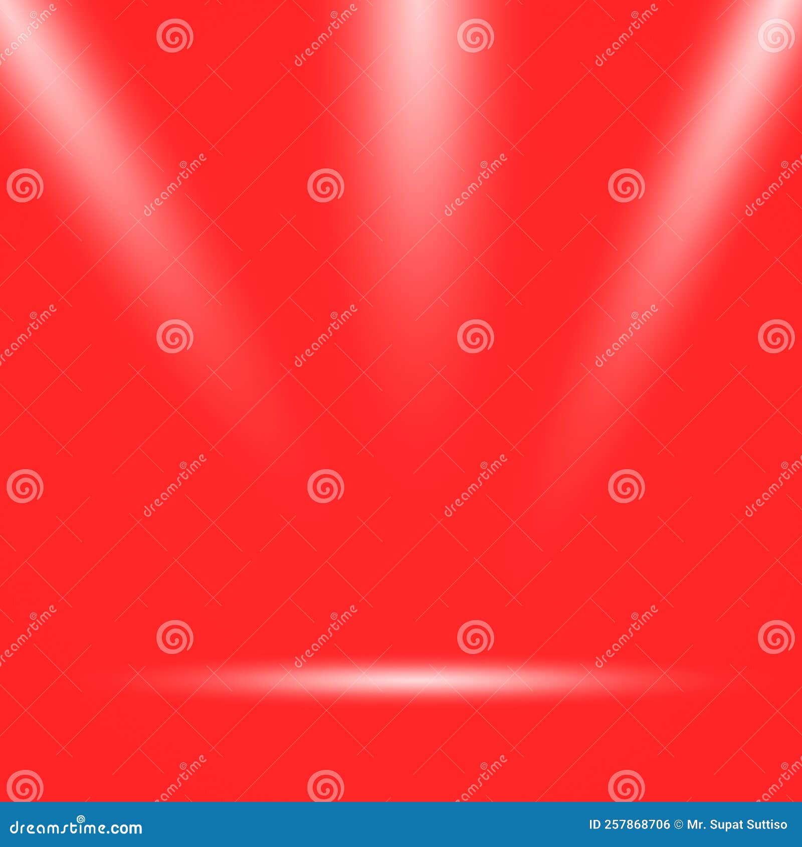 Abstract White Gradient Spotlight Red Background an Empty Stage ...