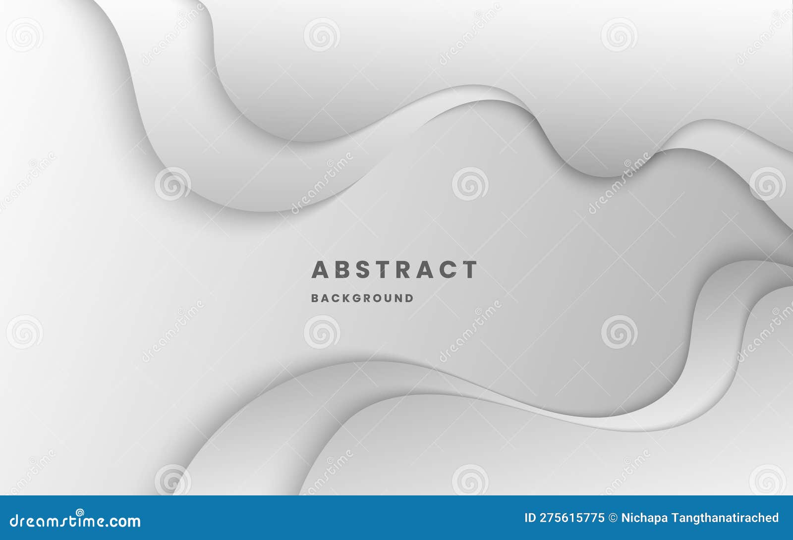 Abstract White and Gray Background. Gradient Shapes Composition. Modern ...