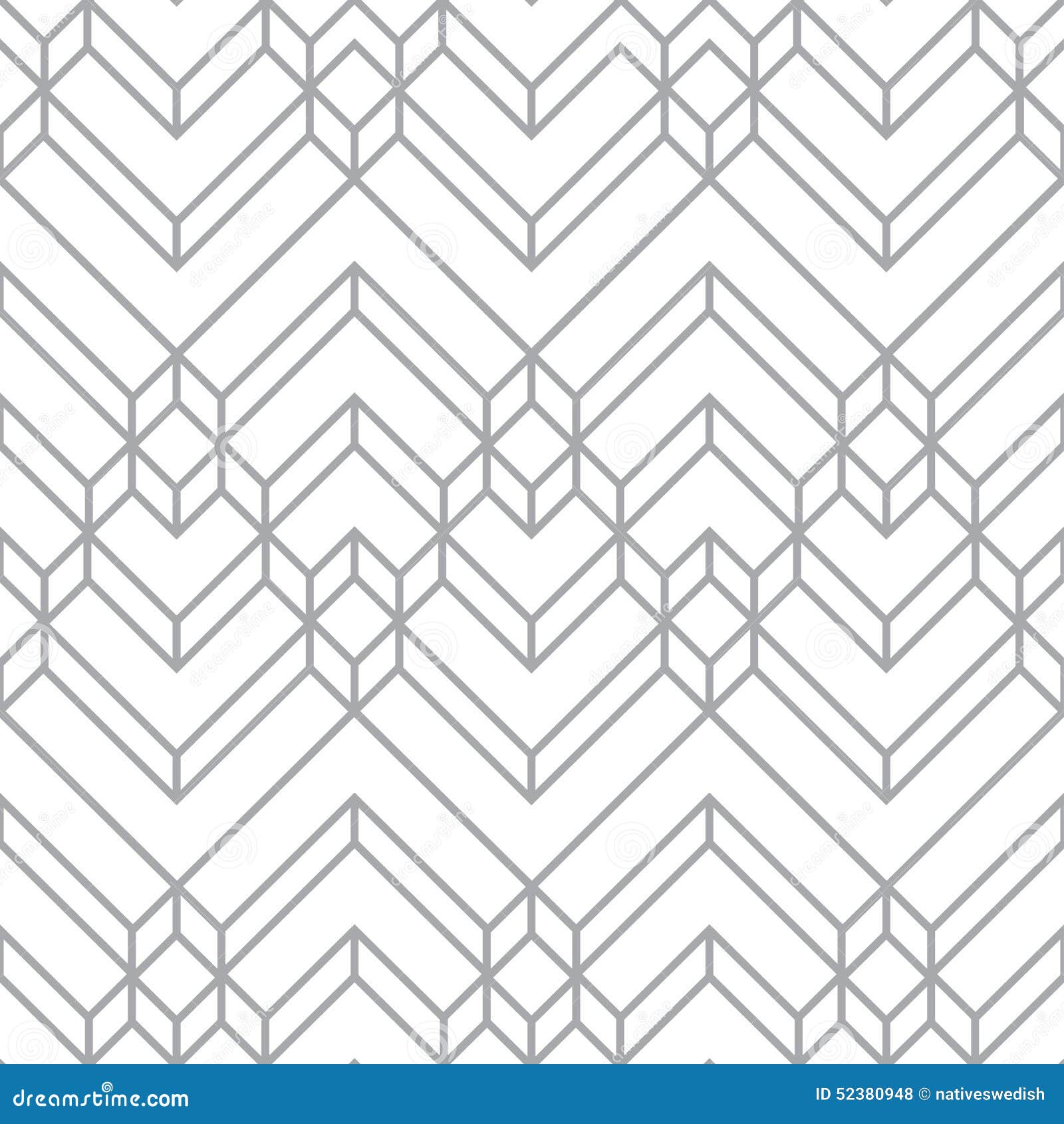 Abstract White & Gray Light Chevron Geometric Pattern Stock Vector ...